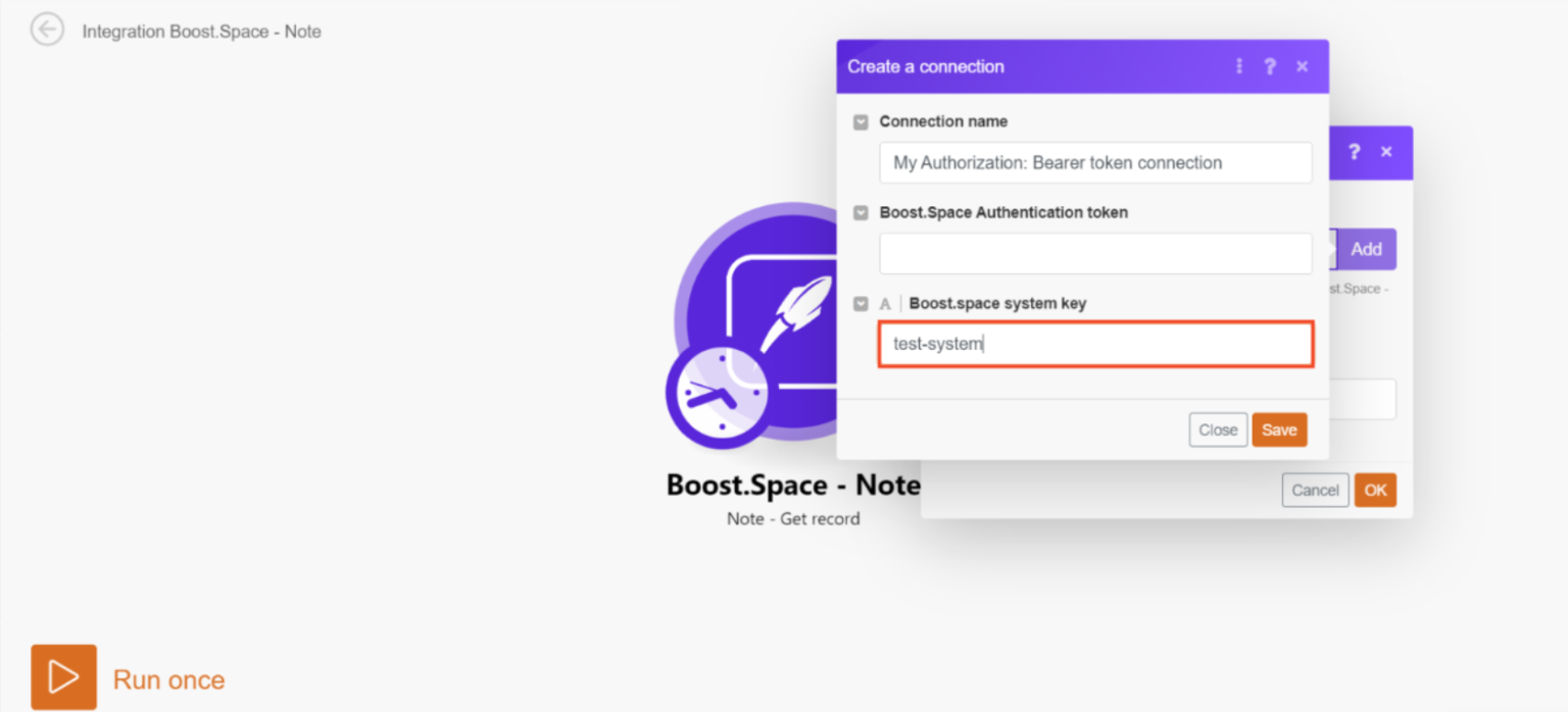 Securely Connect with System Keys & API Tokens | Boost.space