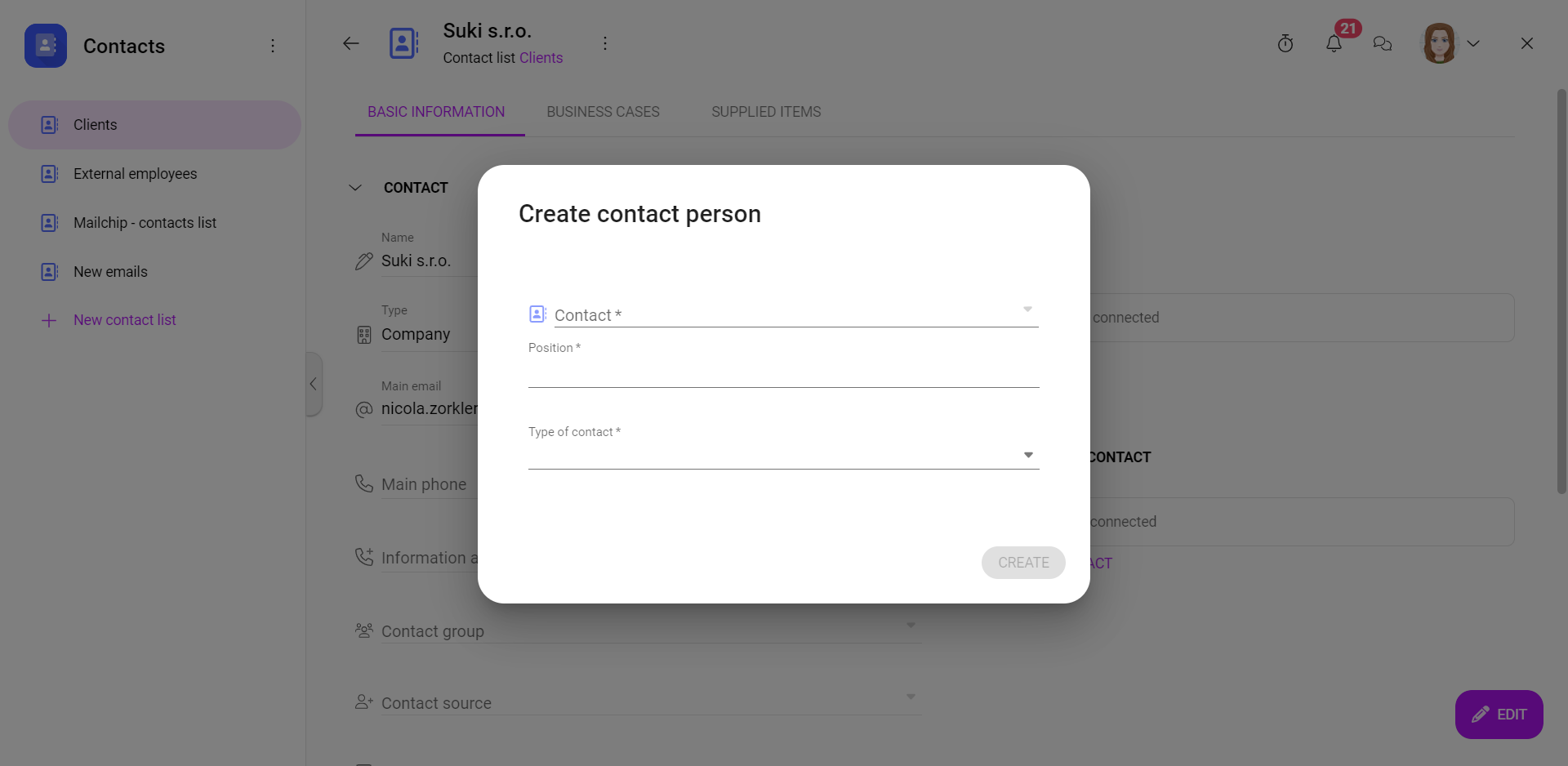 Boost.space Contacts: Establish Relationships & Capture Positions.